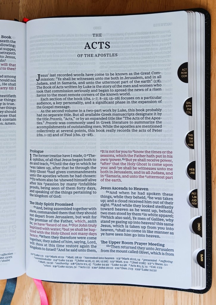 KJV Paragraph-Style Bible, Large Print Thinline indexed, †Thomas Nelson ...